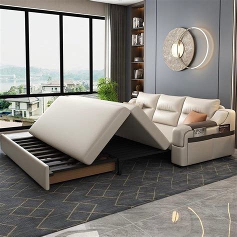 Pull Out Sofa Bed With Storage Baci Living Room
