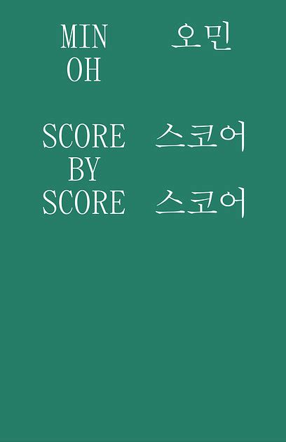 Min Oh Score By Score