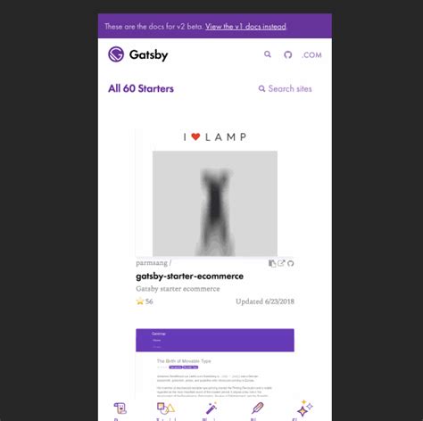 Starter Showcase Issue Gatsbyjs Gatsby Github