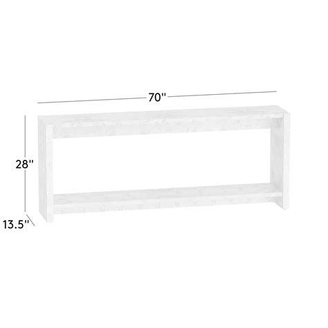 Niche 70 Neutral Burl Wood Console Table Reviews Cb2 Canada