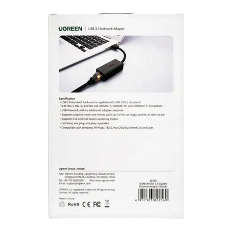 Buy UGreen USB Gigabit Network Adapter Black