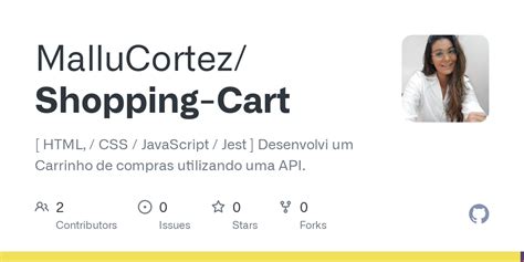 Github Mallucortezshopping Cart Html Css Javascript Jest Desenvolvi Um Carrinho