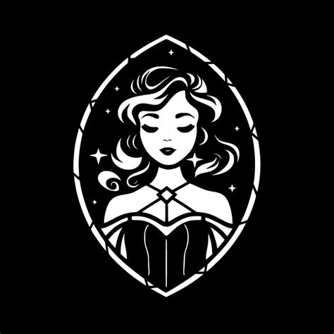 Stained Glass Black And White Vector Illustration 33264928 Vector Art