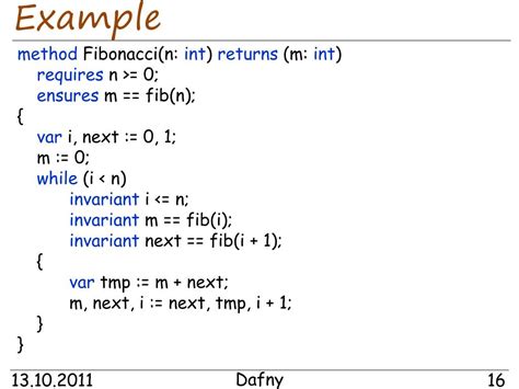 Ppt Using Automatic Program Verifier Dafny Powerpoint Presentation Free Download Id2818157