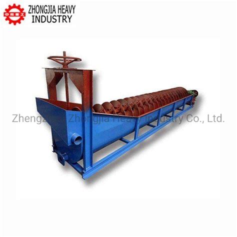 High Weir Screw Spiral Classifier Price For Separating Mineral Material