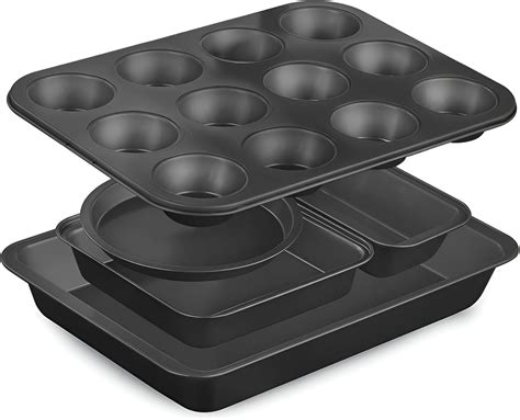 Moldes Para Hornear 5pcs Charolas Para Hornear Bandeja Para Horno Molde Redondo Molde