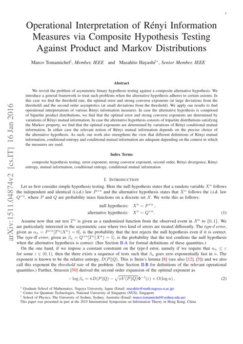 pdf operational interpretation of renyi information measures via