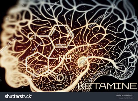 Ketamine Dissociative Ketamine Chemical Formula Molecular Stock