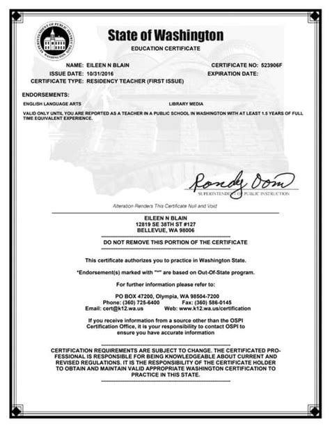 Residency Certificate Pdf