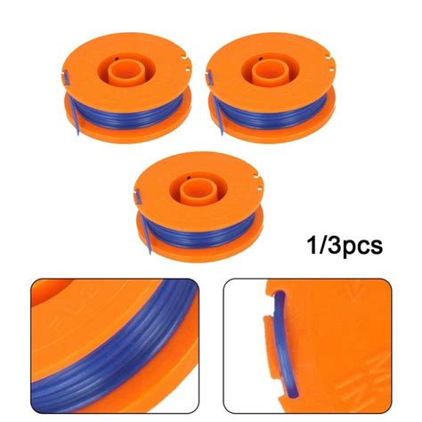 1 3x Spools With Line Replacement For Flymo Cordless Ct250 Ct250x
