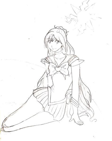 Sailor Pluto Sketch By Carnivalcat On Deviantart