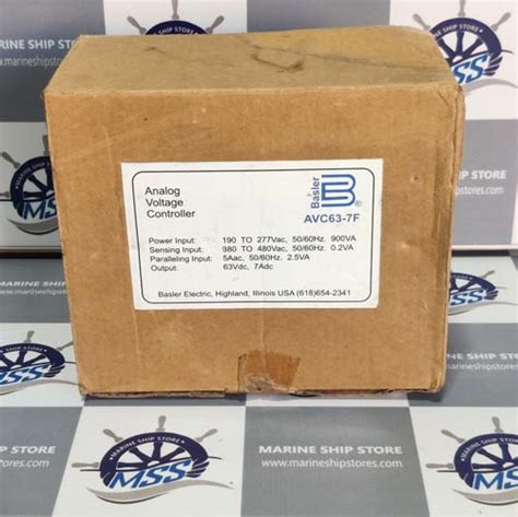 Basler Avc63 7f Analog Voltage Controller Marine Ship Store