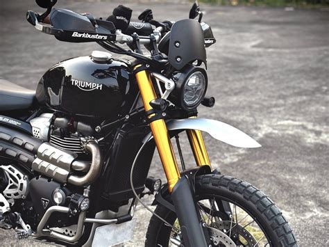 Triumph 1200 Scrambler Xe Xc X High Fender Bunker Custom Cycles