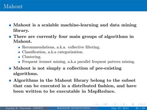 hadoop ecosystem pdf databases computer software and applications