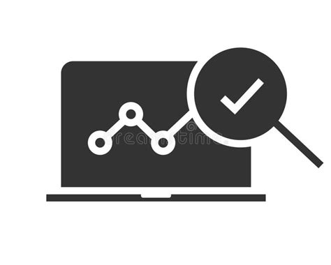 Audit Data Analysis Icon Financial Graph Stock Illustrations 5053