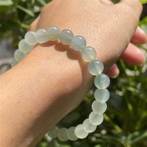 Translucent Jadeite Bracelet Authentic Natural Burmese Jadeite Jade