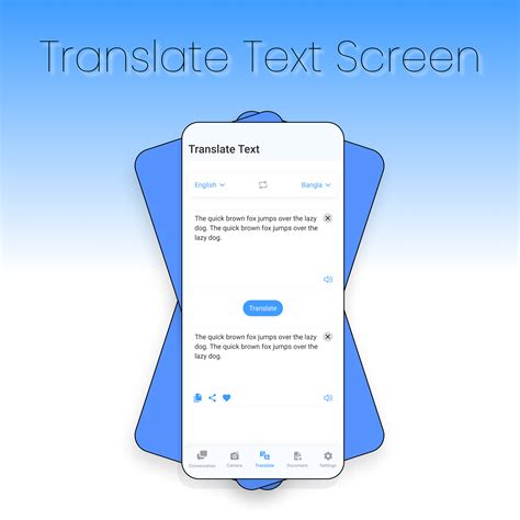 Translate App Uiux Design Joynal Abedin