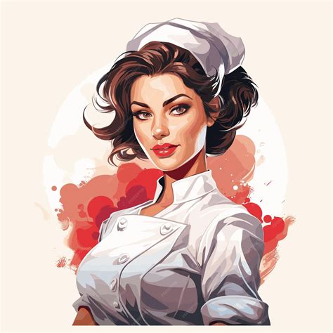Premium Vector Female Chef Vector