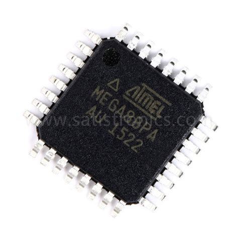 Microchip Chip Atmega88pa Au Tqfp32 8bit Mikroconroller 20 Mhz 8kb 55v