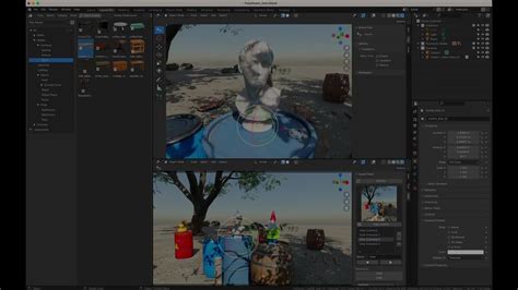 Scene Assembly In Blender Using Polyhaven Assets A Timelapse Youtube