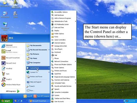 ppt managing windows xp powerpoint presentation free download id