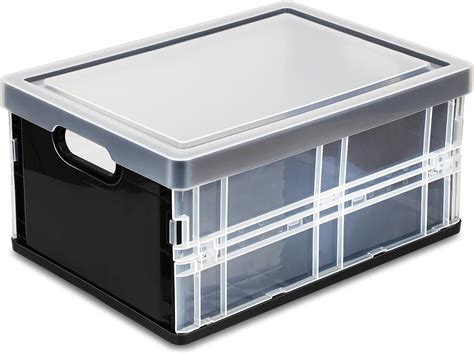 Daixers 10 Quart Plastic Storage Bins With Lids Clear