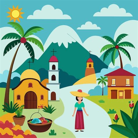 Paisajes Colombianos Vectors And Illustrations For Free Download Freepik