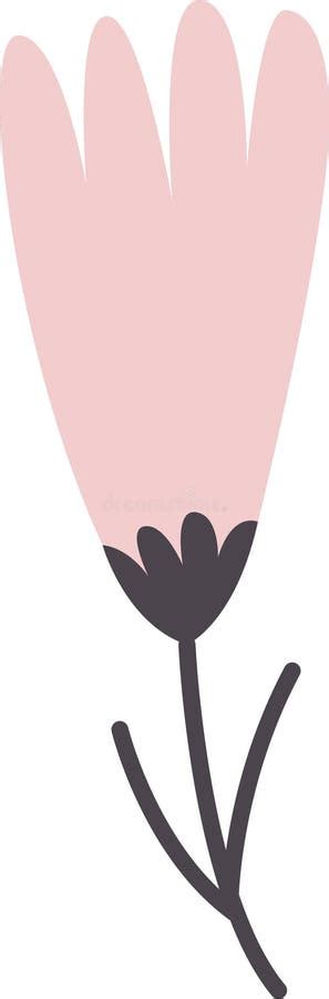 Flower On Stem Stock Vector Illustration Of Spring 306406268