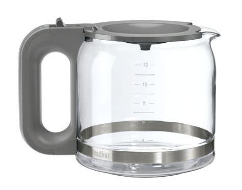 Braun Brewsense 12 Cup Replacement Glass Carafe Grey Whole Latte Love