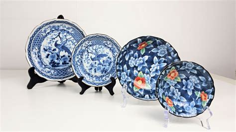 Plates 4 Blue And White Ceramic Peacock Andrea Catawiki