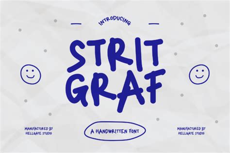 Strit Graf Font By Febryansatria1 · Creative Fabrica