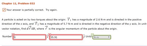 Solved Chapter 11 Problem 032 Your Answer Is Partially