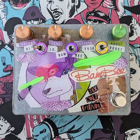 Sex Cult Friends Bambee Fuzz Distortion And Treble Booster Reverb