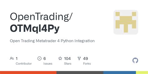 Github Opentradingotmql4py Open Trading Metatrader 4 Python Integration