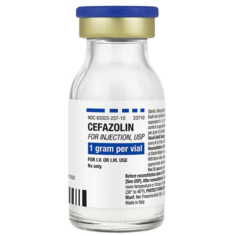 Cefazolin 1 Gram Vial