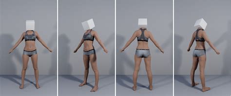 Reference Female Body Texture