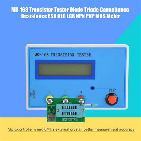 Esr Meter Mk 168 Transistor Tester Transistor Tester Diode 3 Pole