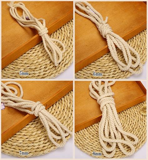 Three Strands Of Cotton Rope Handmade Diy Rope Mac Grandado