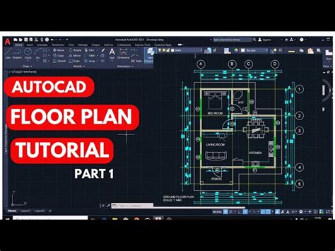 How To Make A Floor Plan In Autocad Architecture 20202 Tutorial