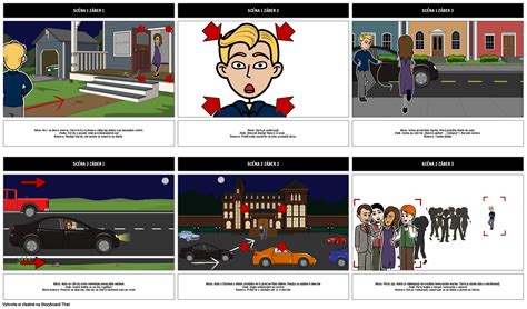 Cinematic Direction Prvky Storyboardu Vizuálny Storyboard