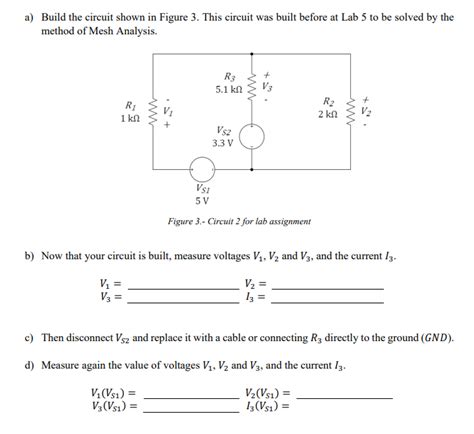 Solved A Build The Circuit Shown In Figure This Circuit Chegg