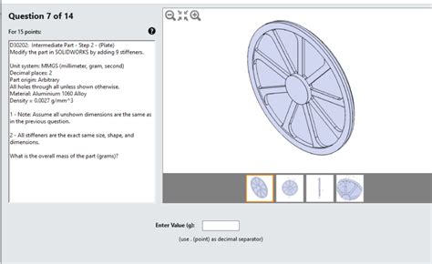 solved d30202 intermediate part step 2 plate modify