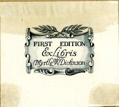 Bookplates By John William Jameson Bookplate Artists Collection