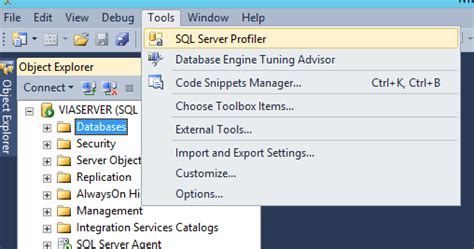 Sql Server Profiler Trace Events For A Specific Database 2012