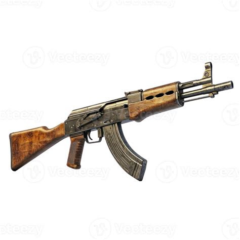 3d Rifle Gun Side View Isolate On Transparency Background 50592940 Png