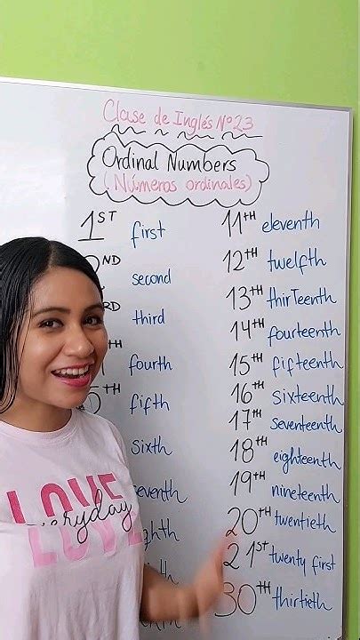 Ordinal Numbers ️ Easyenglishtv Youtube