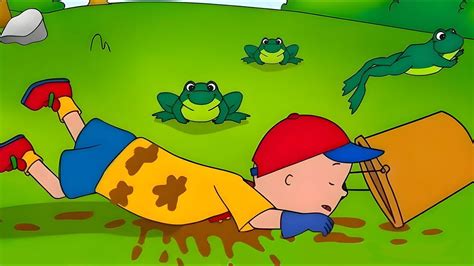 Caillou Helps The Frogs Caillou Classics Youtube