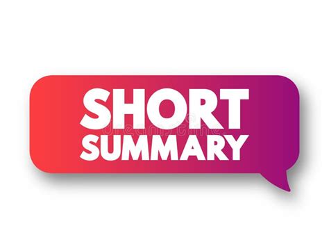 Short Summary Text On Notepad Concept Background Stock Photo Image Of Analysis Compact