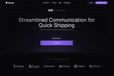 Templates And Examples Marketing Website Template — Basehub Docs