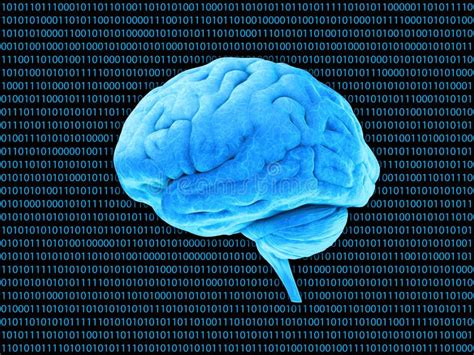 Binary System Table From Base Two To Base Ten Stock Vector